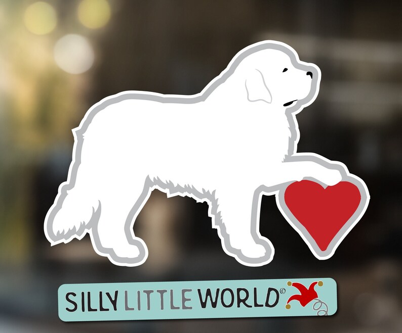 Great Pyrenees Car Decal, Permanent Sticker, Pet Decal, Vinyl Decal ...