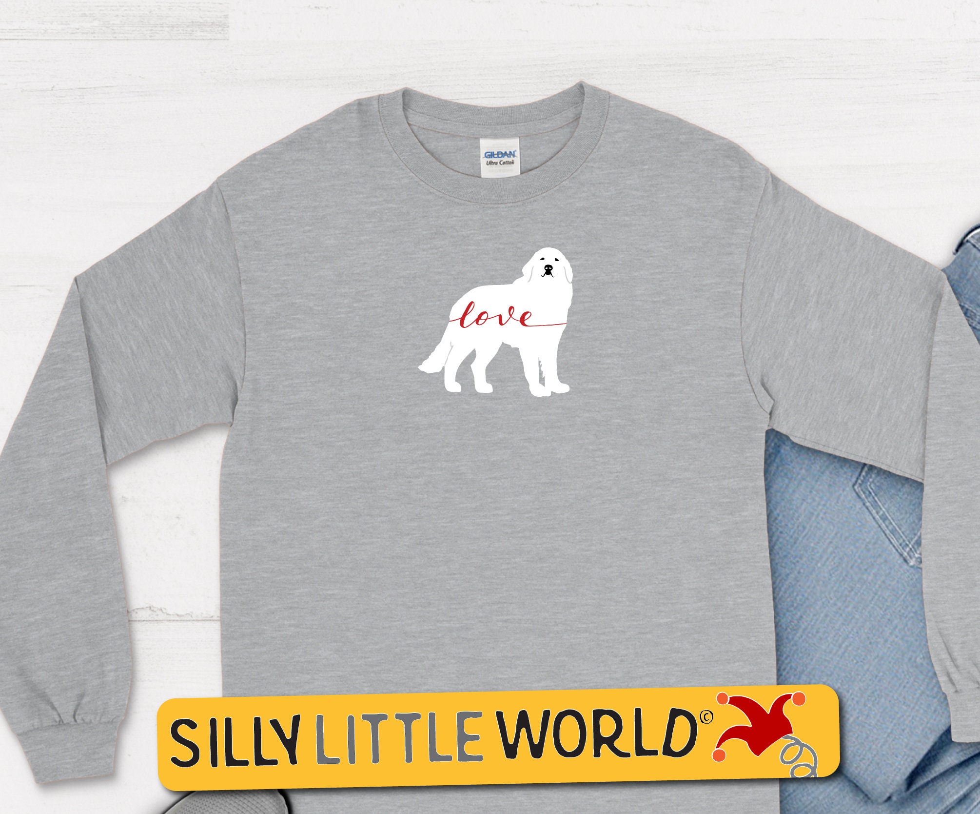 Great Pyrenees Shirt Cozy Long Sleeve Tshirt Gift for Dog - Etsy UK