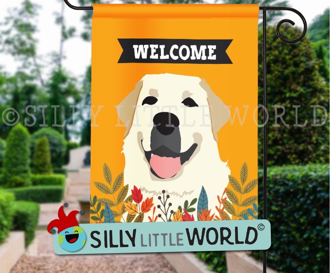 Yellow Lab Flag, Dog Yard Flag, Lab Garden Flag, Dog Garden Ornament ...
