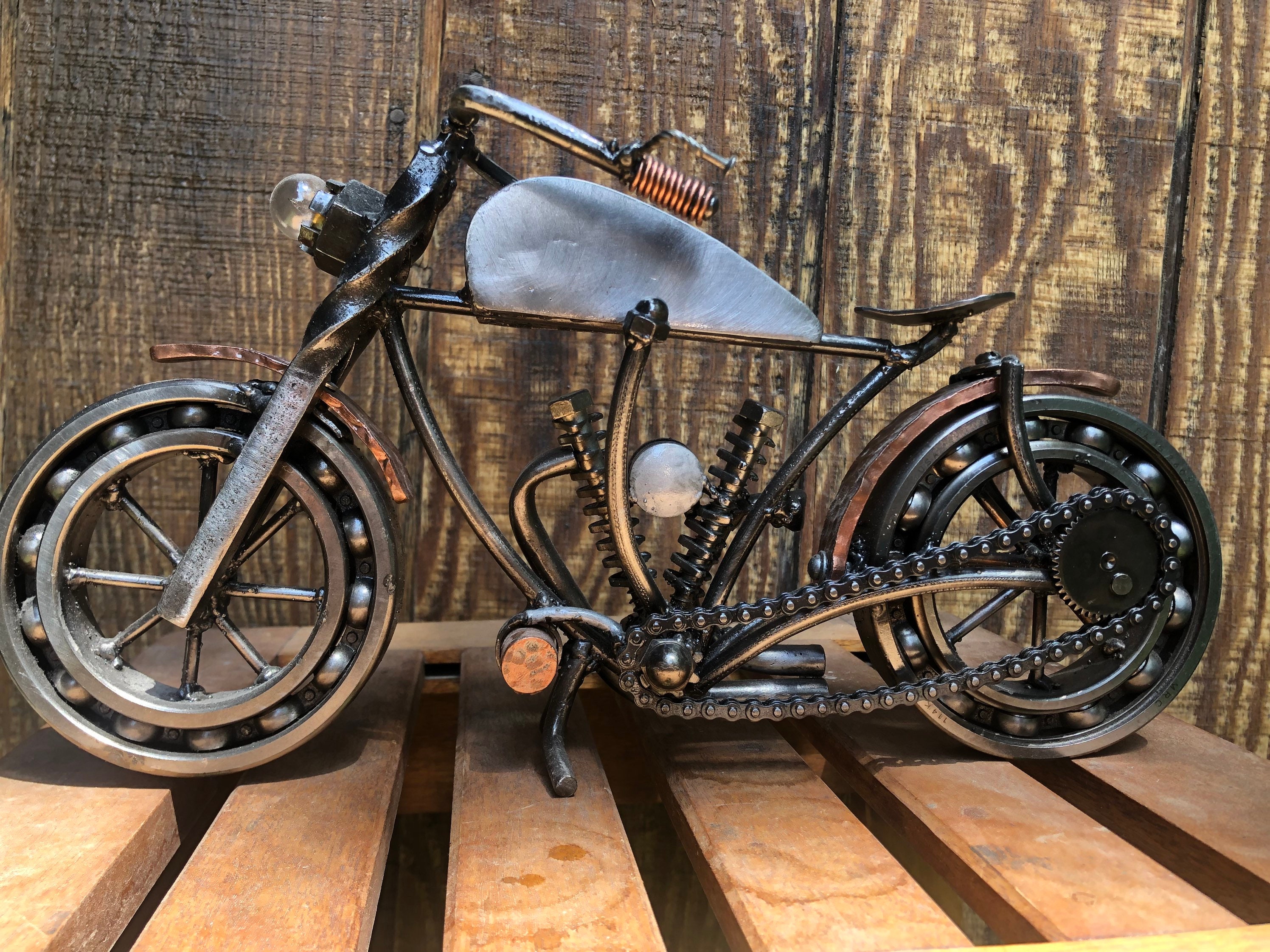 Metal Motorcycle - Etsy