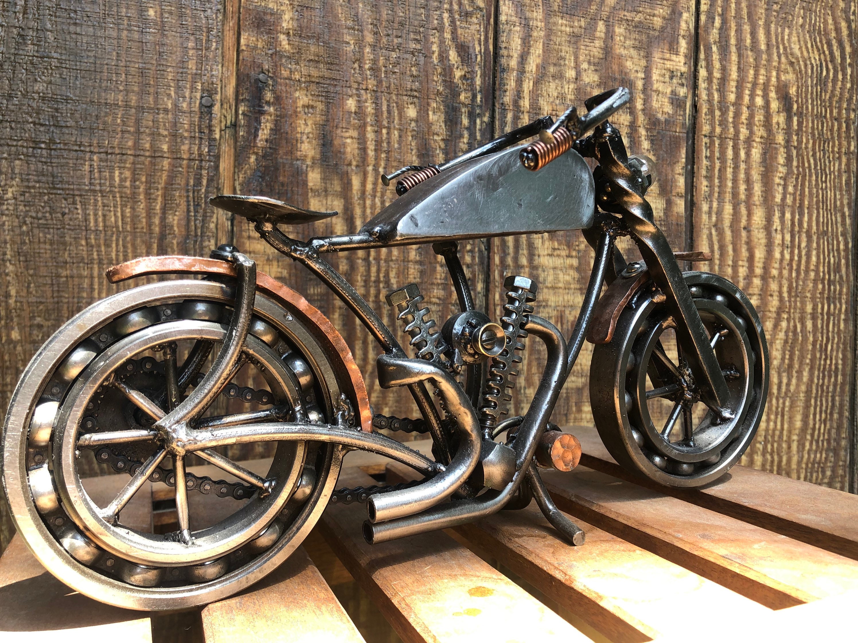 Metal Motorcycle - Etsy