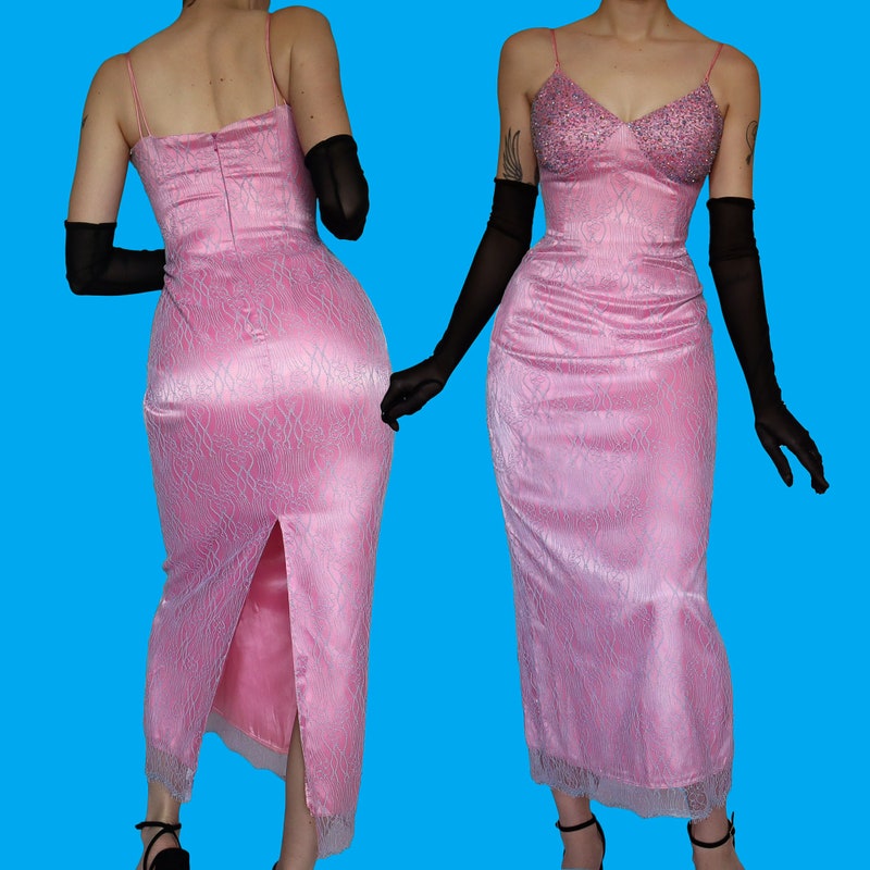 Pink Vintage Dress - Etsy
