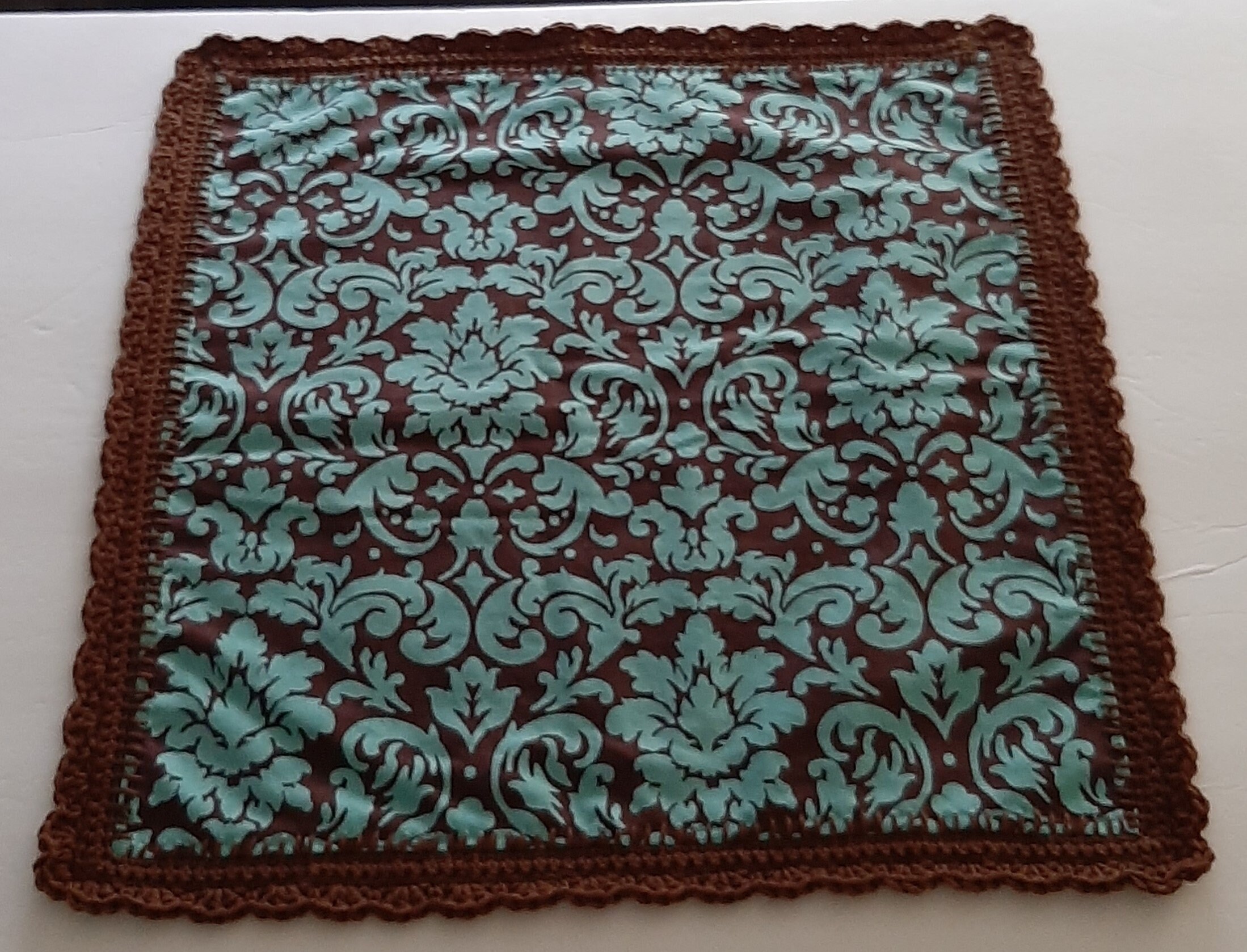 Teal & Brown Blanket for 18” Girl-boy Dolls | American Girl, My Life ...