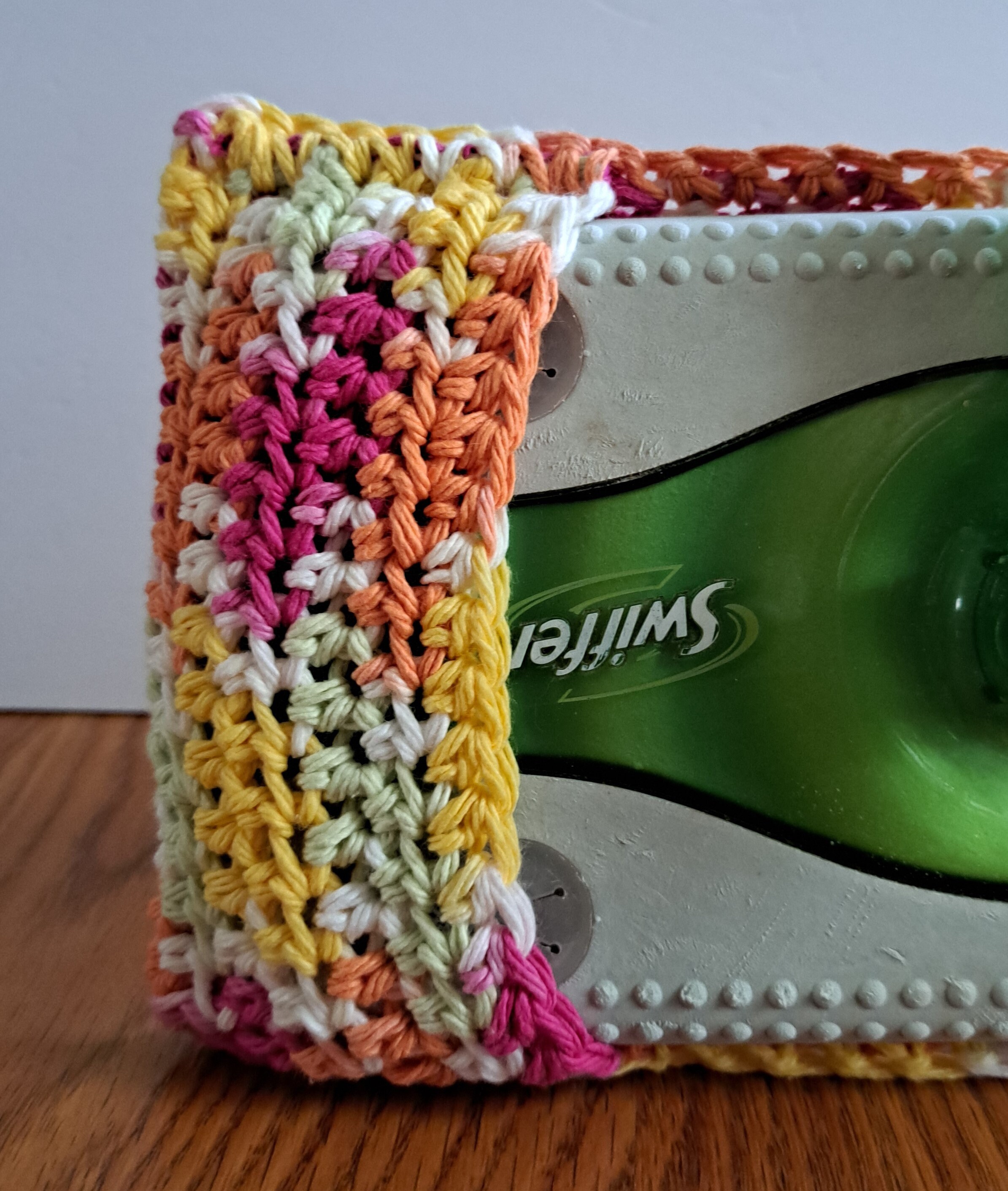 Crocheted Reusable Cover for Swiffer Type Sweeper | Washable Cotton Pad ...