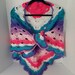 Multi Colored Crocheted Woman's Wrap Handmade Ladies - Etsy