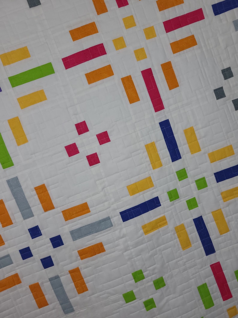 Dots & Dashes Quilt - Etsy