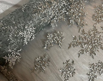 Silver Pearl Net Fabric - Etsy