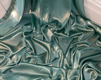 1 Meter Gold Shiny Soft Shimmer Satin Fabric 58 Wide | Etsy