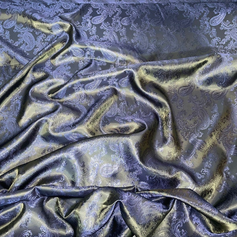 Navy and Gold Fabric - Etsy