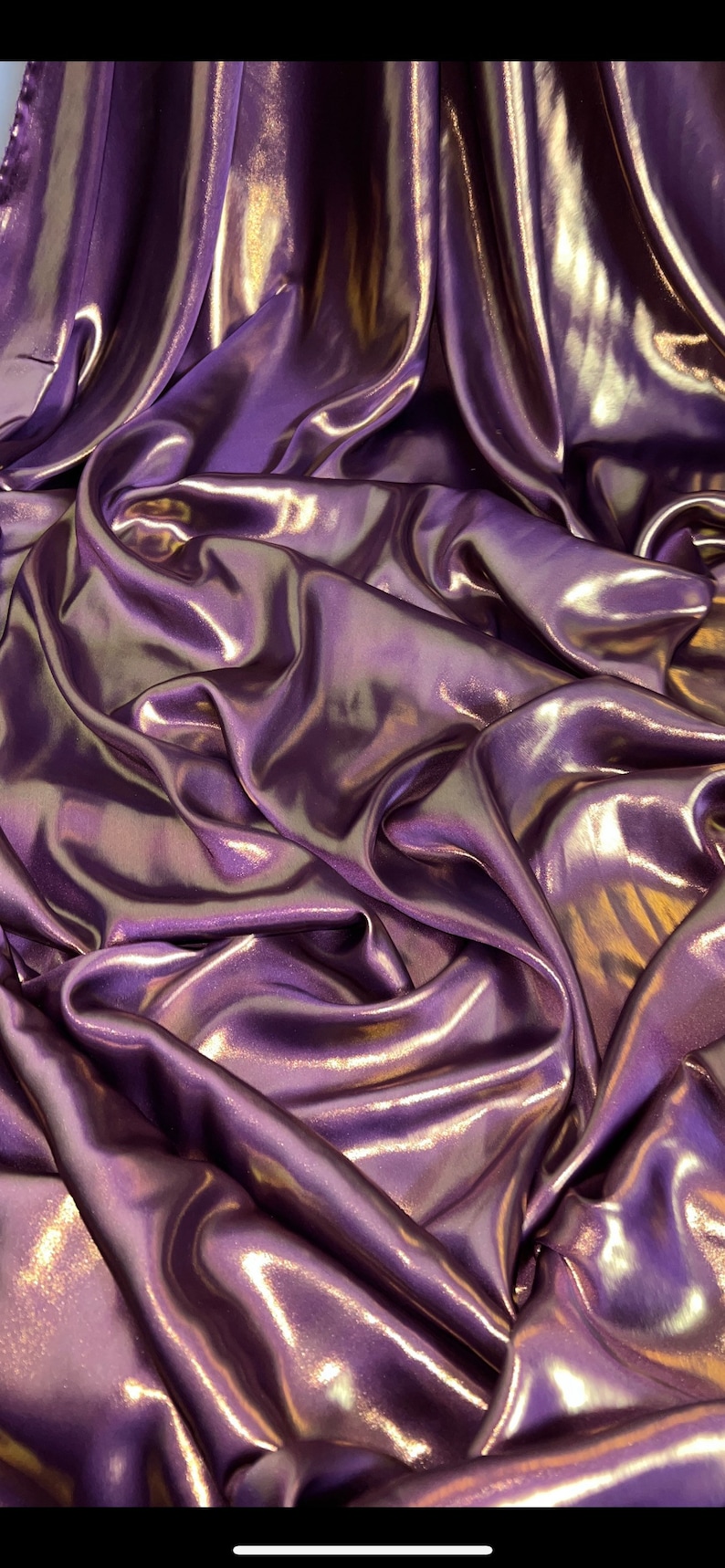 1 Meter Purple/gold Soft Shimmer on Satin Fabric 58” Wide - Etsy