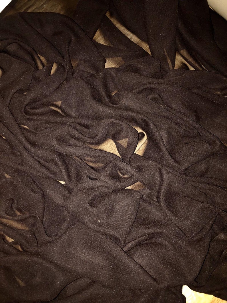 1 Meter Elegant Brown Chiffon Soft Dress Fabric Floaty Light - Etsy
