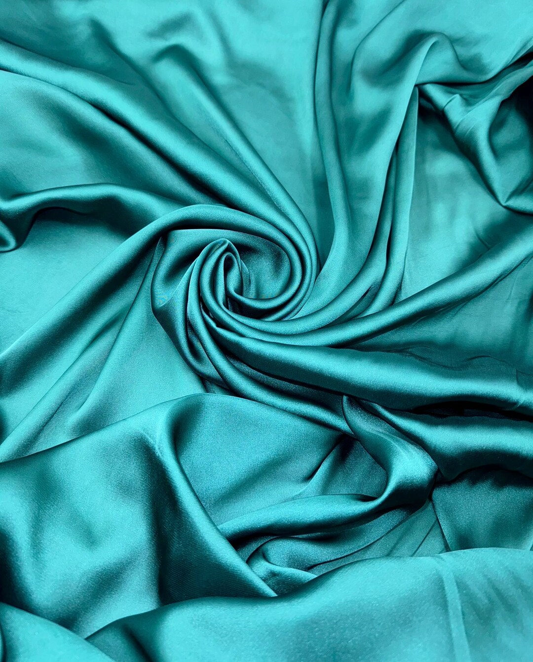 1 Meter Teal Silky Soft Charmeuse Satin Fabric 58 Wide - Etsy