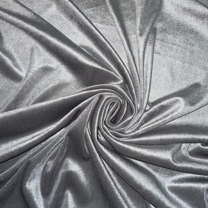 1 Meter Silver Luxury Soft Velvet/velour Fabric 58” Wide - Etsy