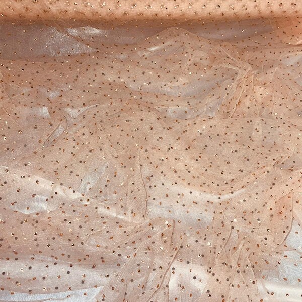 Peach Fabric - Etsy UK