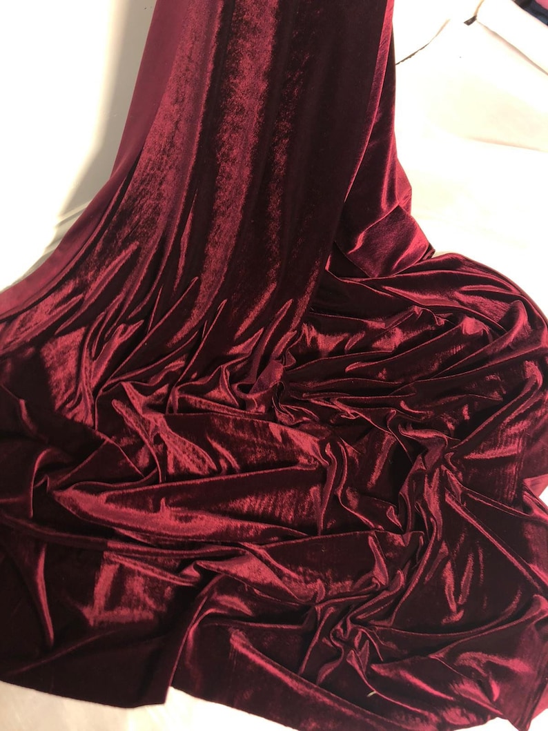 1 Meter Wine Red Soft Luxury Velvet/velour Fabric 58 Wide - Etsy Canada
