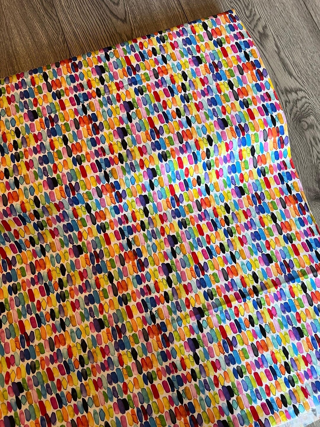 1 Meter Multi Coloured Paint Spots Print 100% Cotton Fabric 45” Wide - Etsy