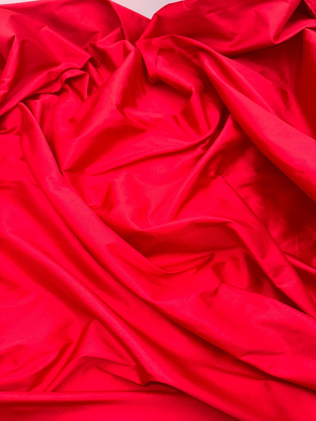 1 Meter Red Taffeta Bridal Fabric 58” Wide - Etsy