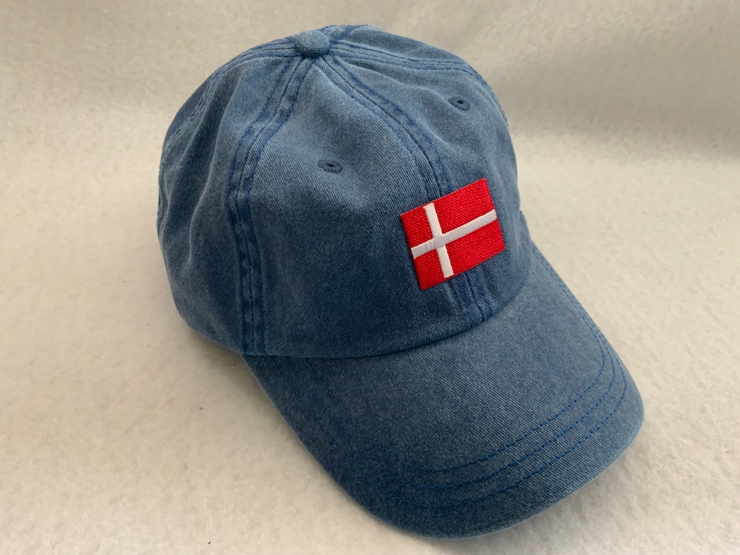 Danish Flag Cap - Denim - Etsy
