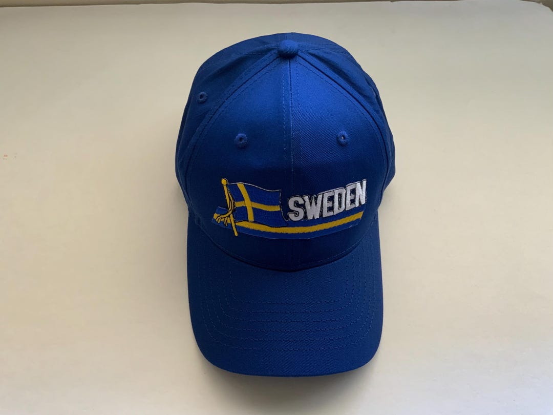 Royal Blue Sweden Flag Patch Cap - Etsy