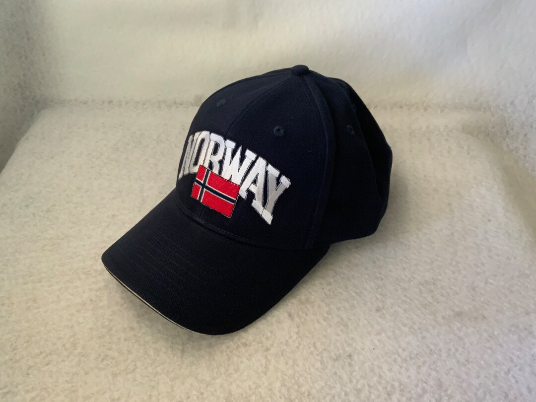 Norway Cap - Navy, With White Rim Detail - Etsy