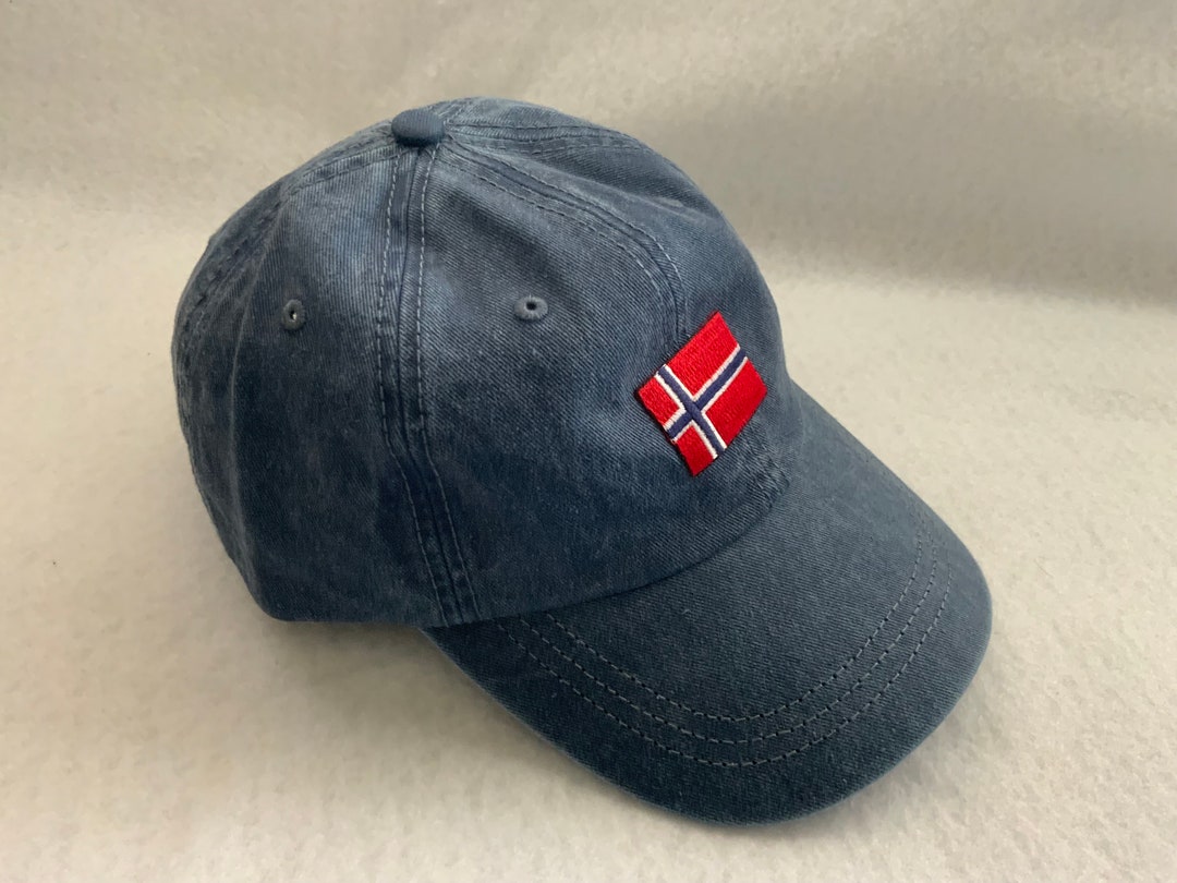 Norwegian Flag Cap - Denim - Etsy