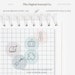Simple Icon Stickers / Beach Breeze clear / 484 Djco digital Stickers ...