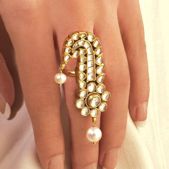 Indian Bridal Ringkundan Wedding Ringpunjabi Bridal | Etsy