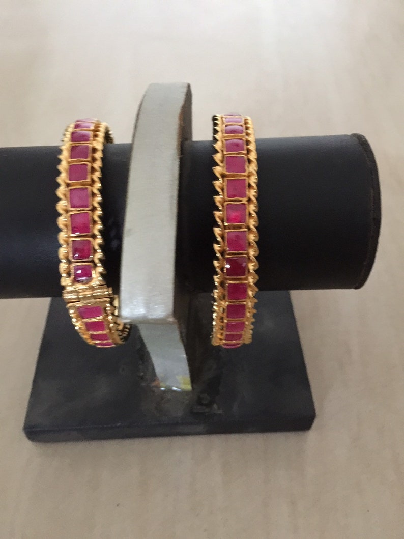 Kundan Bangles Sabyasachi Jewelry Indian Bridal Bracelets - Etsy