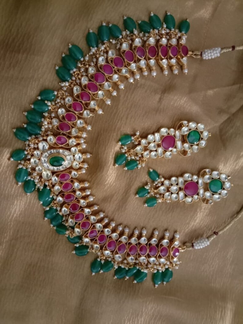 Kundan Jewelry Choker NecklaceIndian Wedding JewelryKundan | Etsy