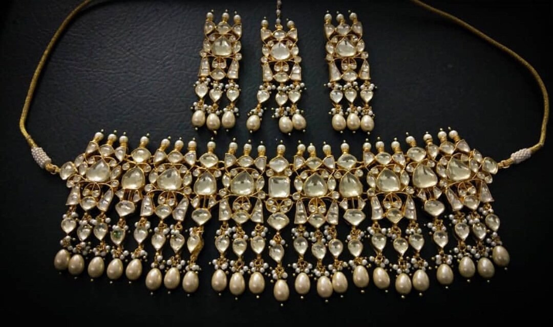 Kundan Jewelry Sets,pakistani Bridal Jewelry,kundan Choker,punjabi Wedding Jewelry,sabyasachi ...