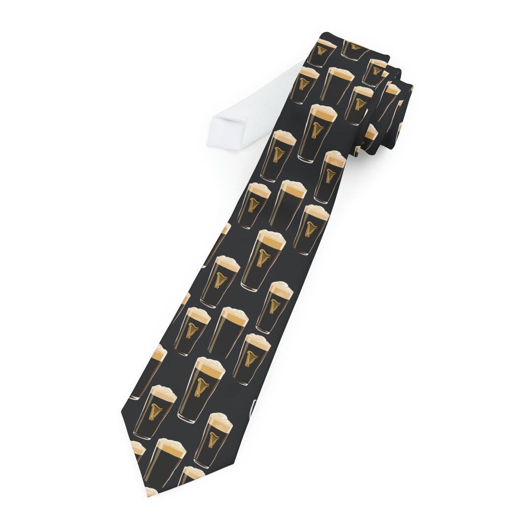 Guinness Stout Irish Tie Men's Tie Men's Gift Gifts for Him Valentines ...