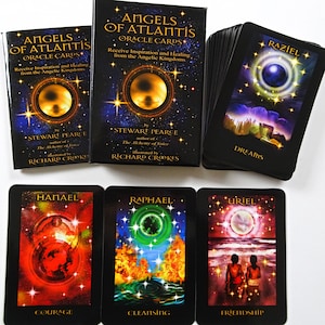 Angels of Atlantis Oracle Cards by Stewart Pearce - Etsy
