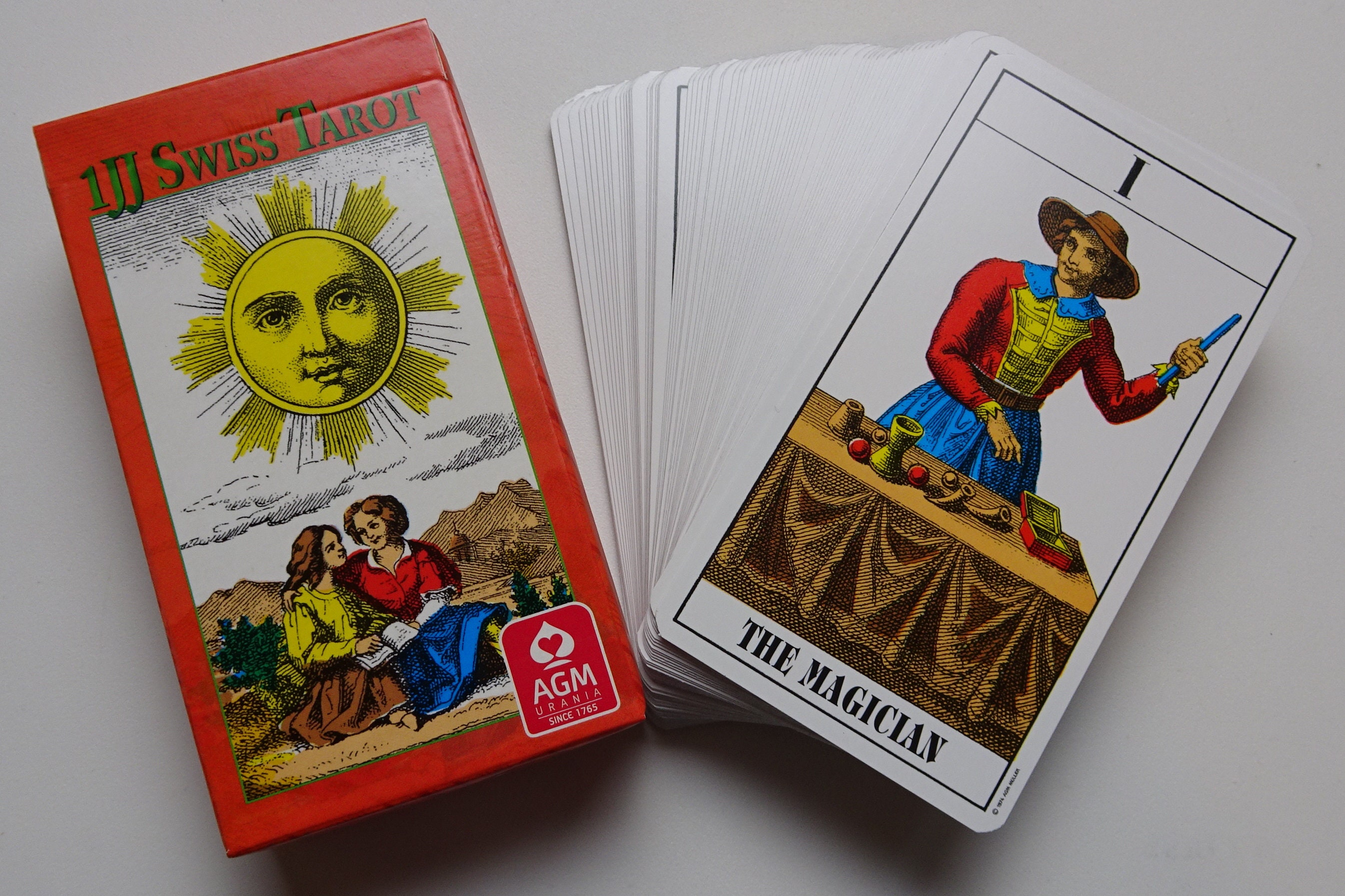 1JJ Swiss Tarot Cards AGM | Etsy
