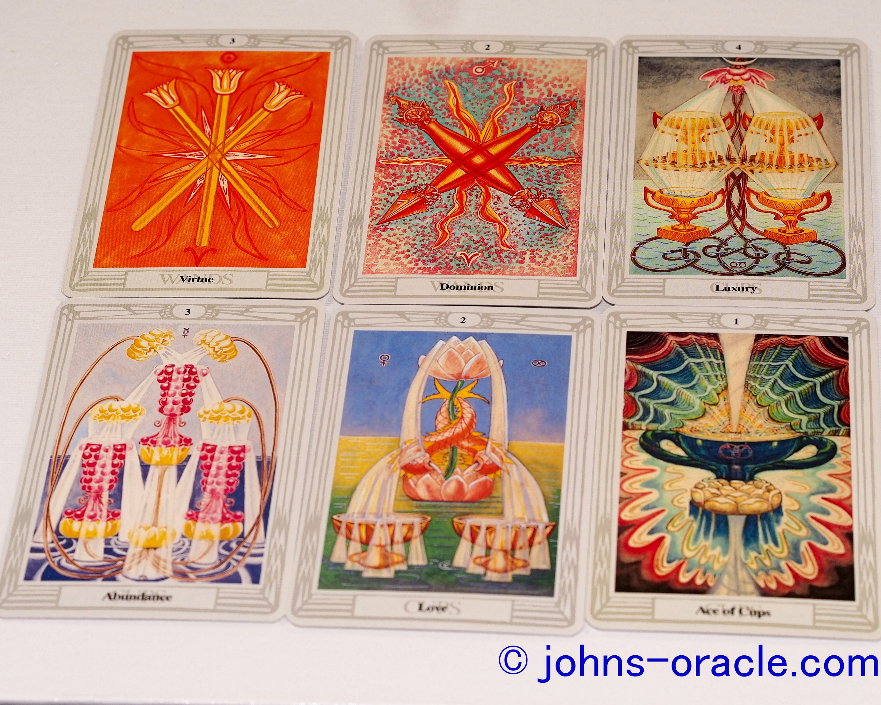 Thoth Tarot Card Deck by Aleister Crowley & Lady Frieda Harris - Etsy