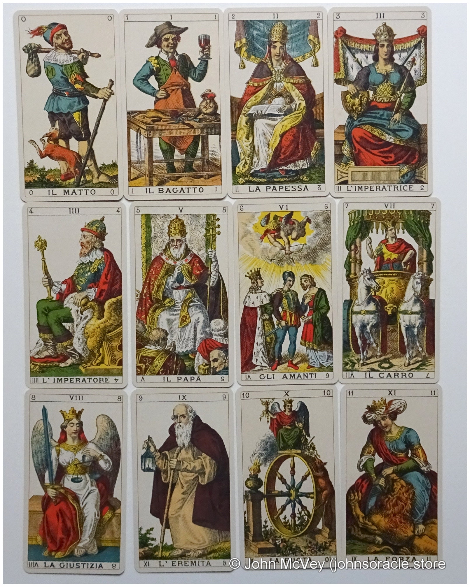 Ancient Italian Tarot by Lo Scarabeo - Etsy