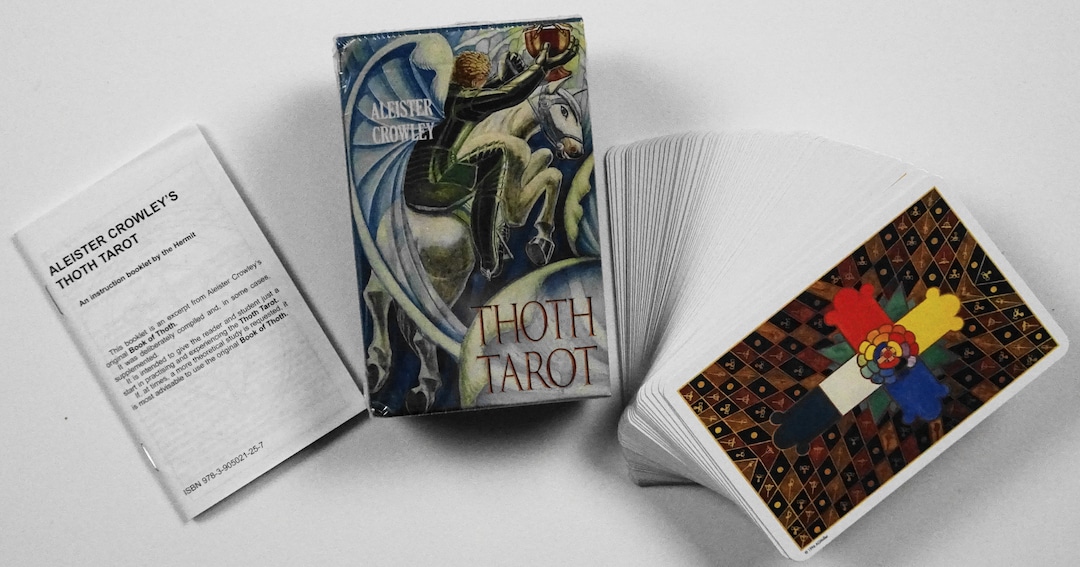 Thoth Tarot Card Deck by Aleister Crowley & Lady Frieda Harris - 78 ...