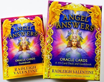 Angel Answers Oracle Cards & Book Set - Etsy