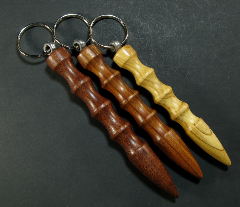 Wooden Kubotan Different Sizes and Woods Keychain for | Etsy