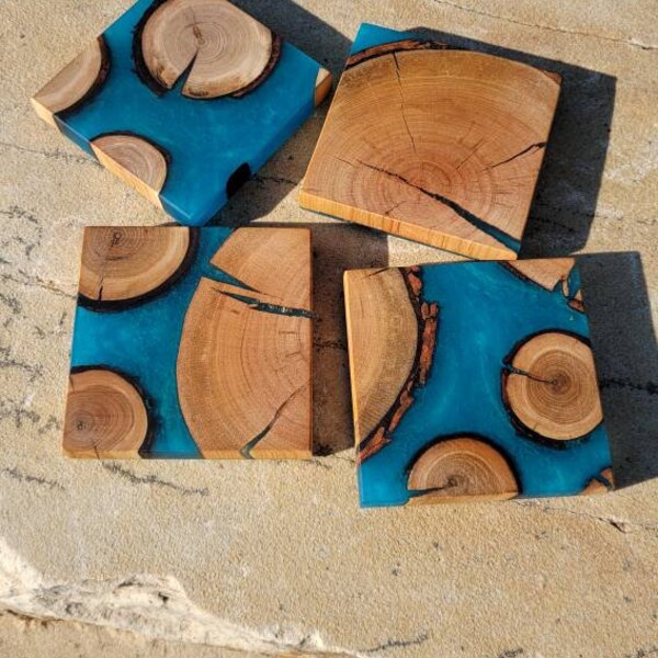 Wood Coasters Epoxy - Etsy