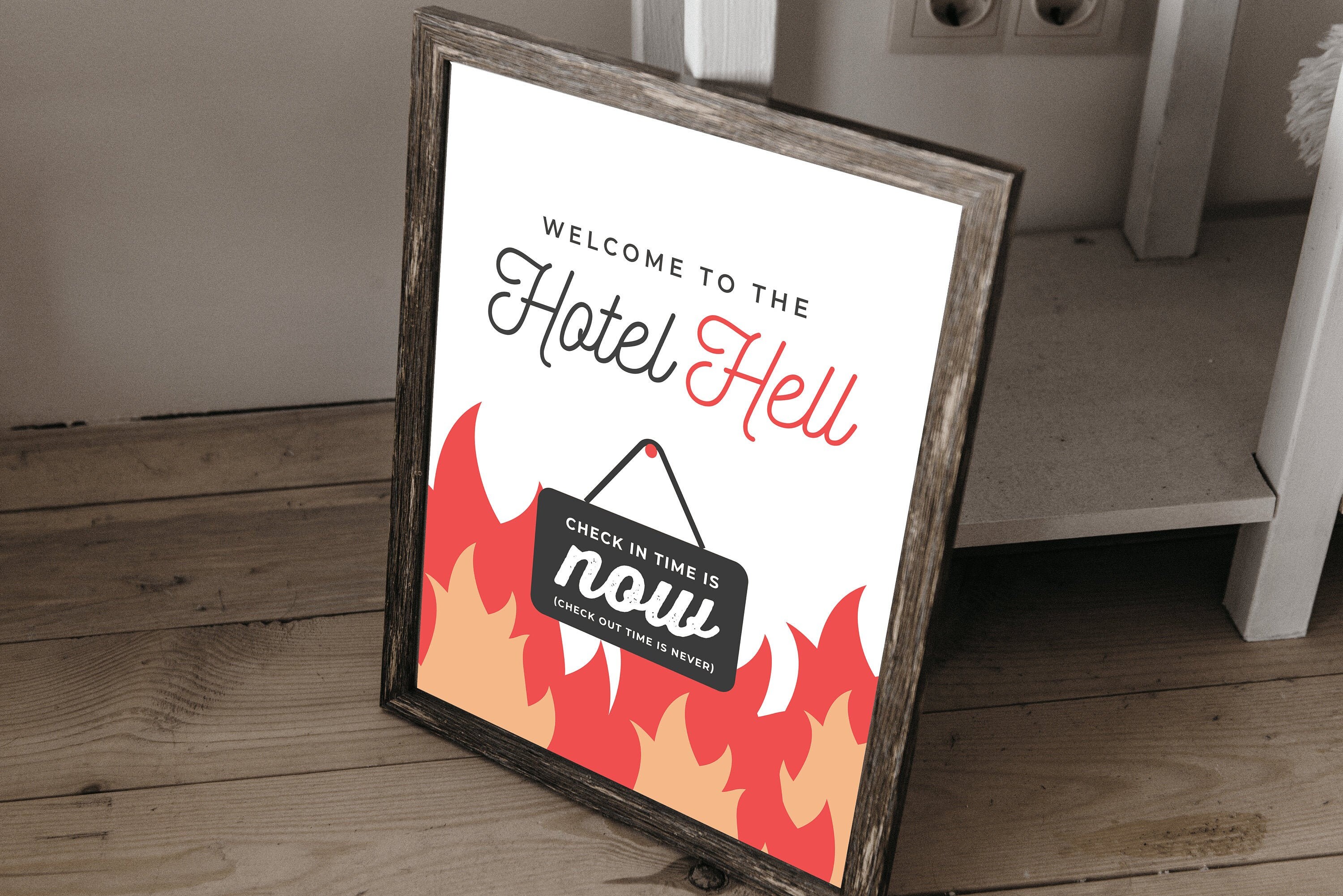 Dwight Schrute Hotel Hell Print, the Office Wall Art (digital Download ...