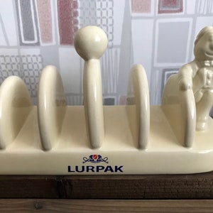 Lurpak Douglas the Butter Man Toast Rack C1990s - Etsy