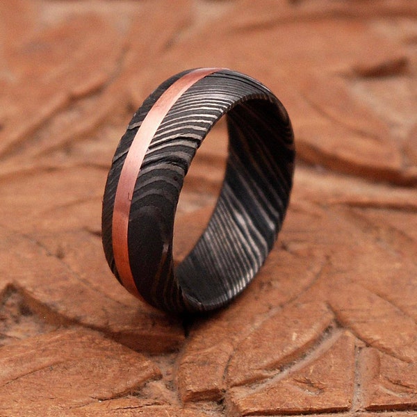 Damascus Ring - Etsy