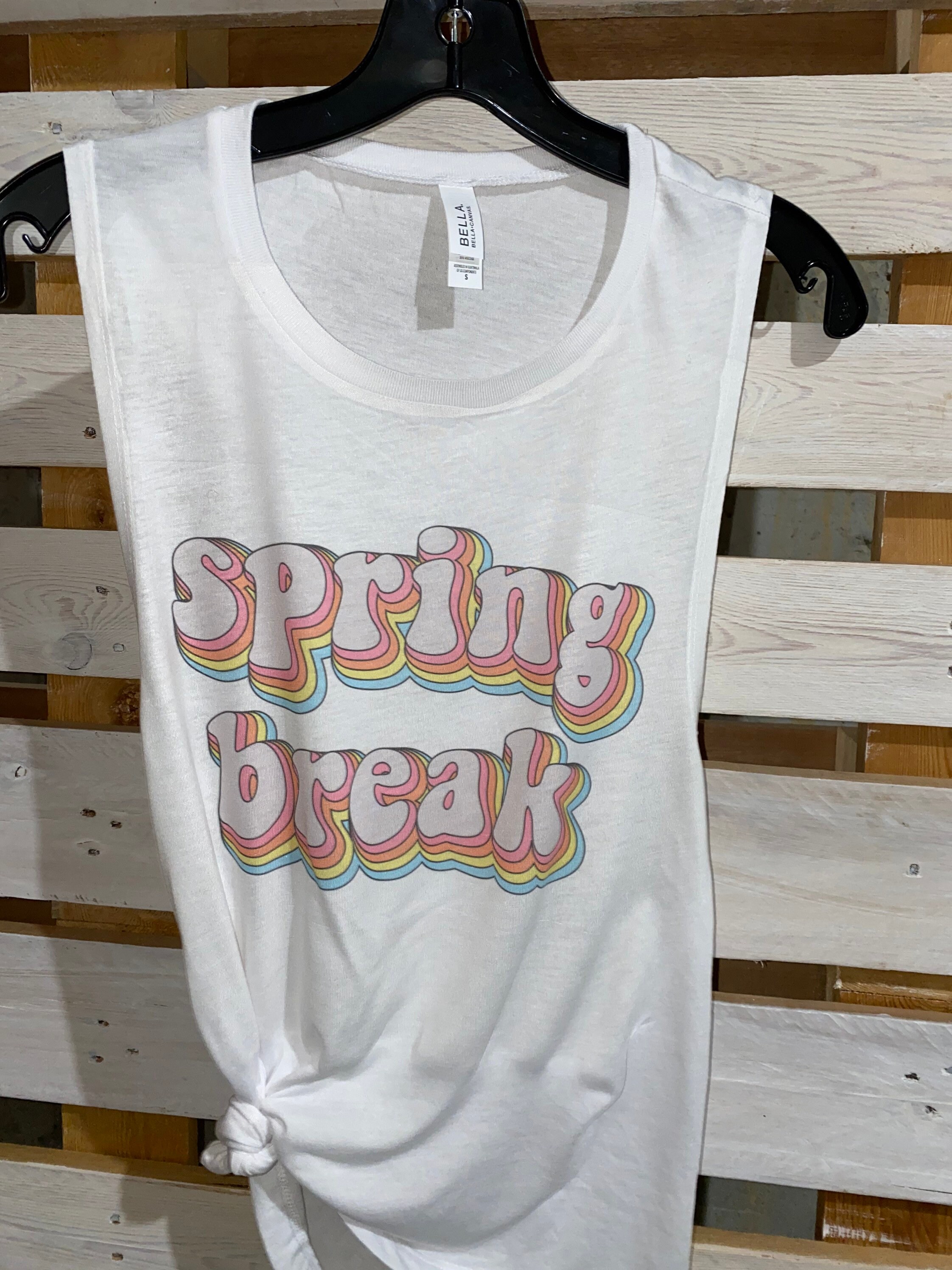 Spring Break Tshirt, Spring Break Tank, Vintage Spring Break Design ...