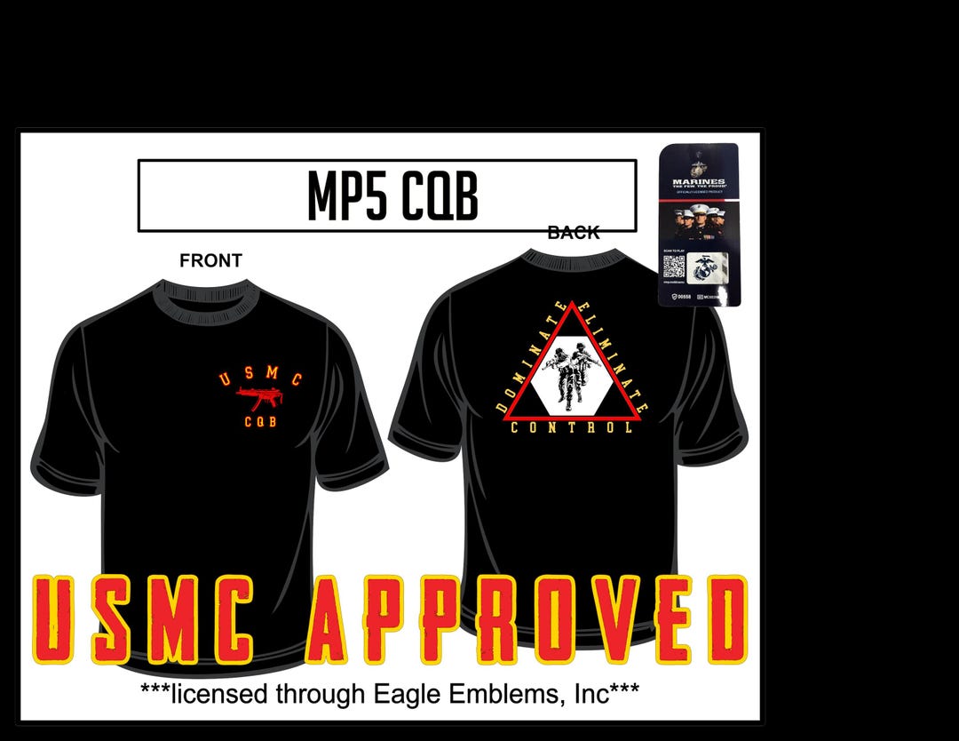 USMC Close Quarters Battle (CQB) MP5 T-shirt - Etsy