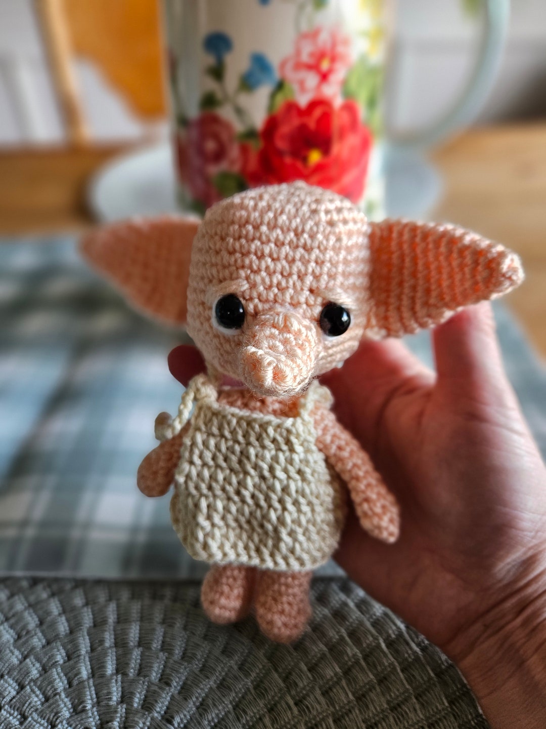Handcrafted Crocheted Dobby Inspired Doll - Harry Potter Fan Art - Etsy