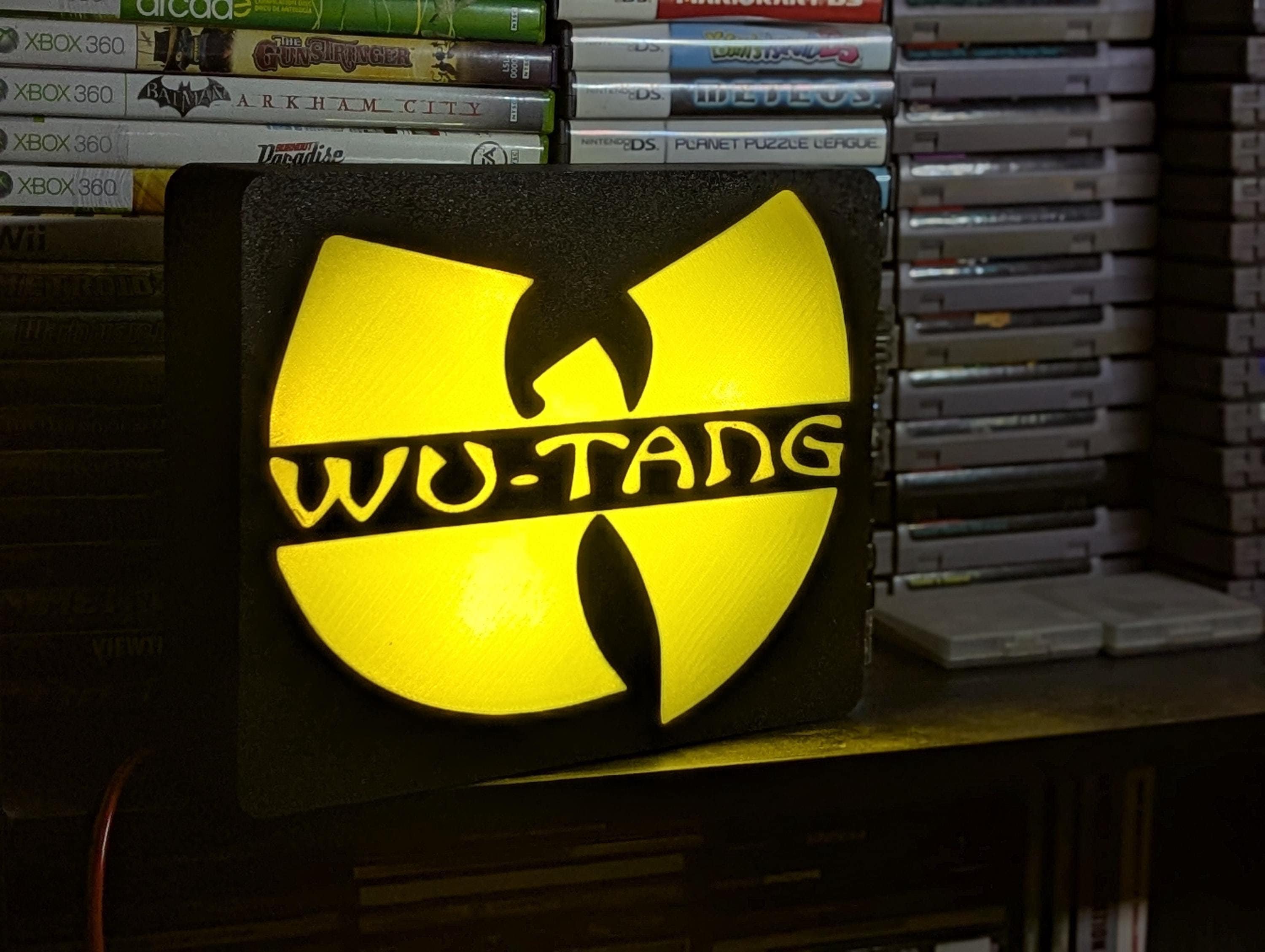 Wu - LED Lightbox Sign - Hangable W/dimmer Option - Etsy