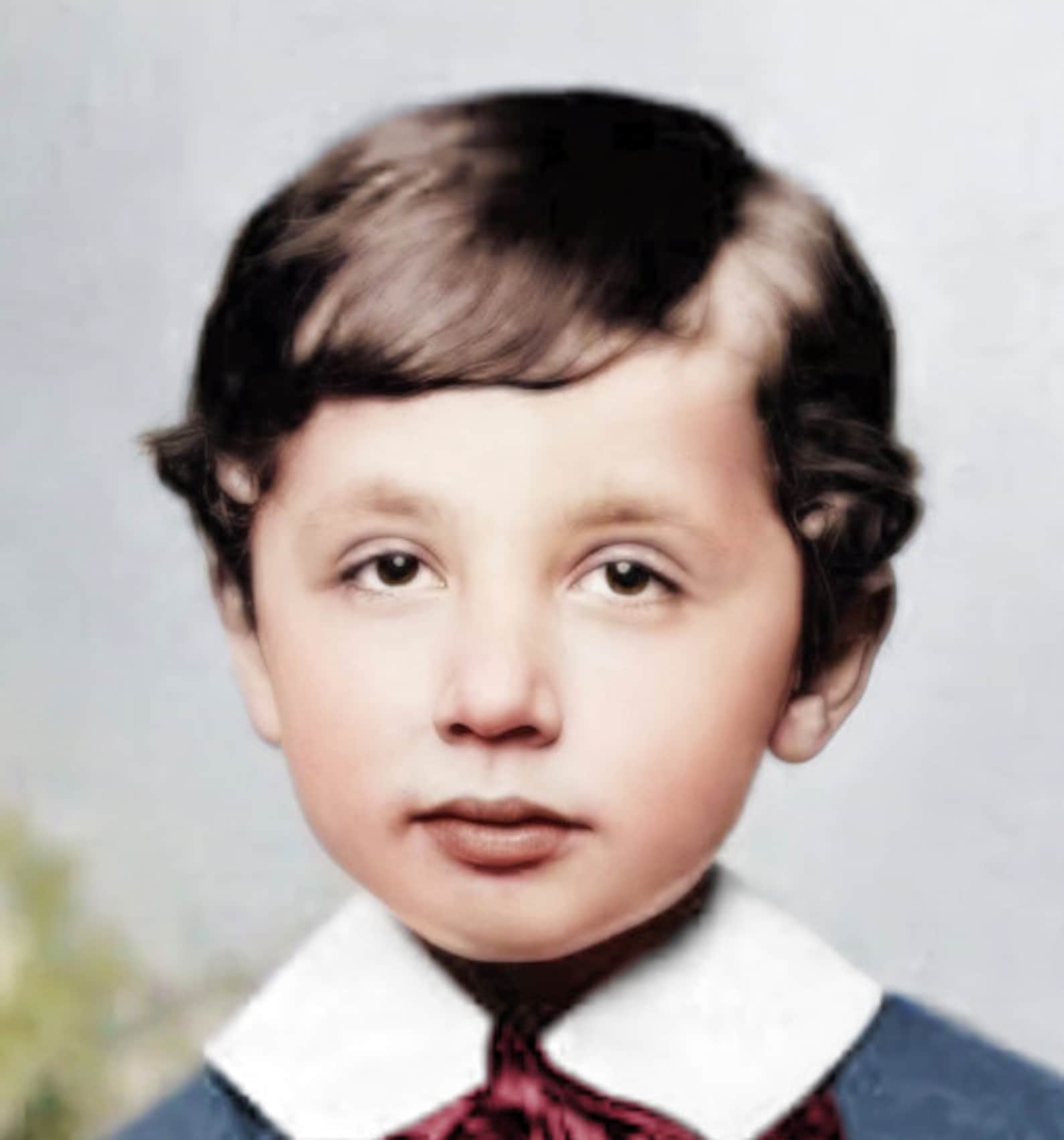 Albert Einstein de niño. Esta foto fue tomada en 1884 a la - Etsy España