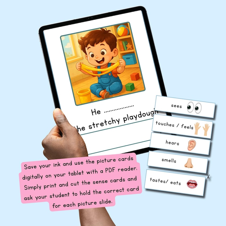 5 Senses Learning Pack – Visual Aids & Games for Neurodiverse (autism ...