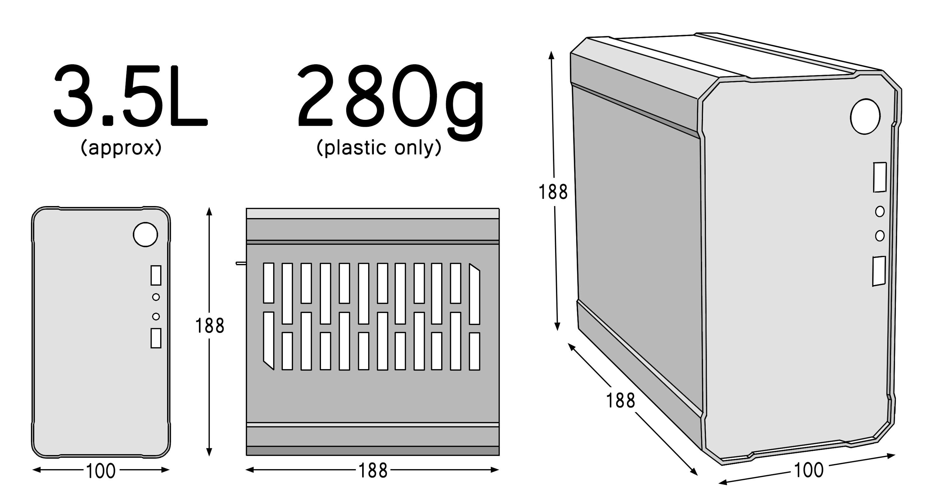 3 Piece PC Case, 3D Print Files. - Etsy