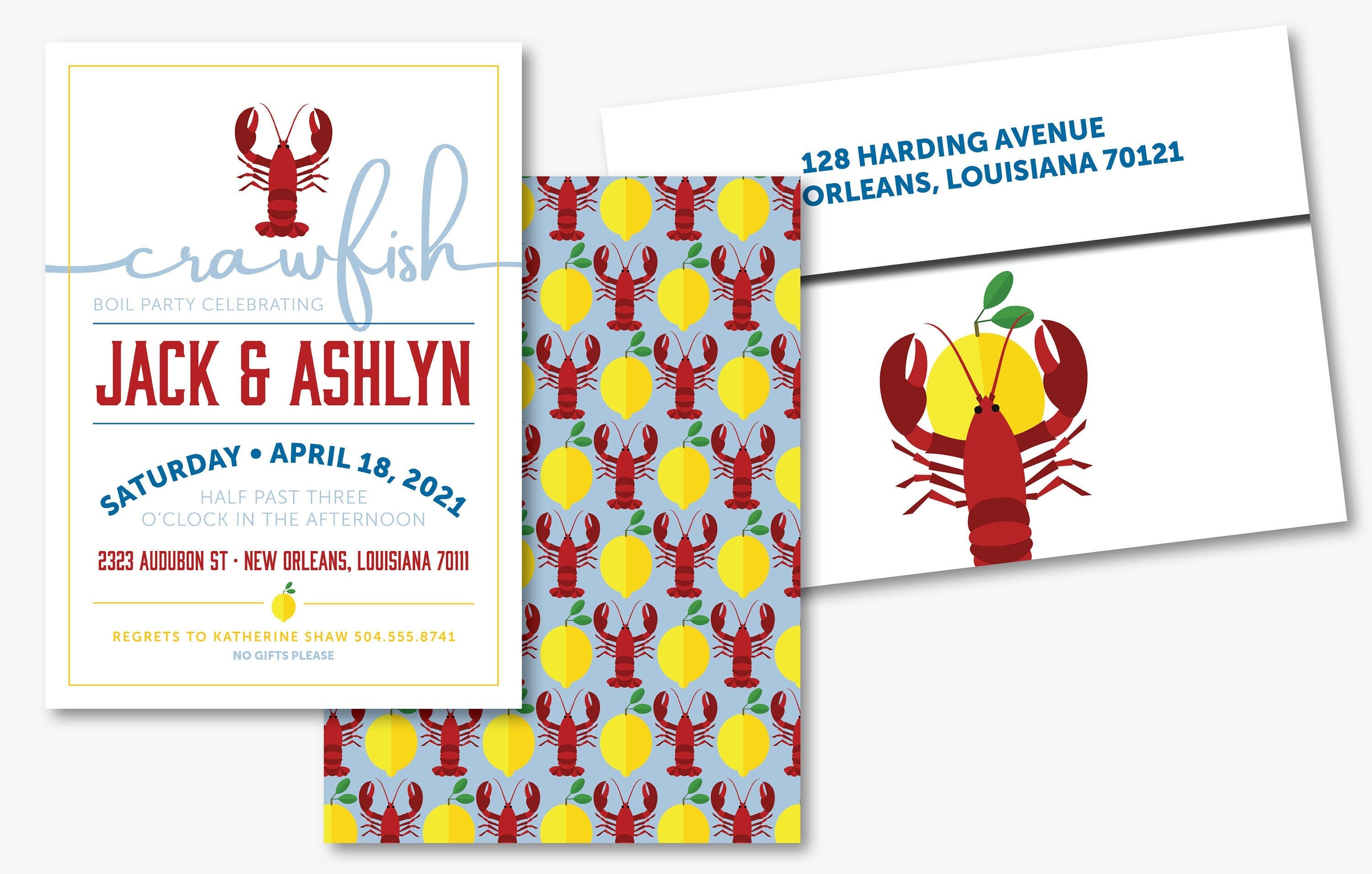 Crawfish Boil Invitation, Crawfish Party, Graduation, Wedding Shower ...